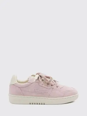 Axel Arigato Dice Lo Low Top Suede Leather Sneakers With Perforated Toe - Pink