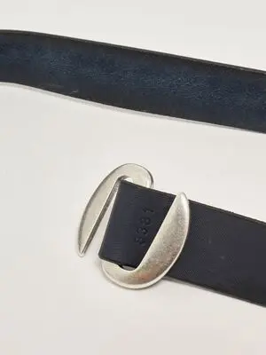 Orciani Suede Leather Belt - Blue