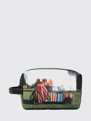 Paul Smith Mini At Langar Hall Print Travel Case In Recycled Polyester - Multicolor