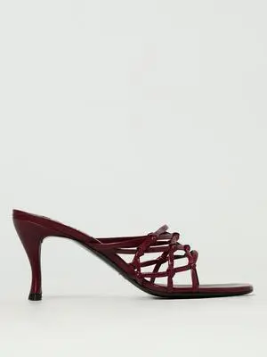 By Far Heeled Sandals Colour - Cherry