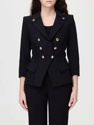 Elisabetta Franchi Double-breasted Blazer - Black