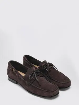 Valentino Garavani Suede Boat Loafer