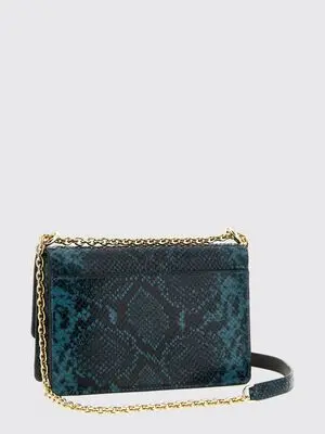 Furla 1927 Printed Goatskin Shoulder Bag - Blue
