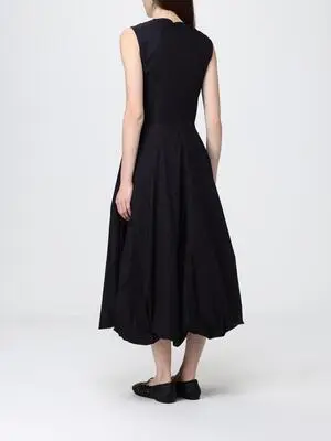 MEIMEIJ Midi Dress In Cotton - Black