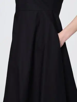 MEIMEIJ Midi Dress In Cotton - Black