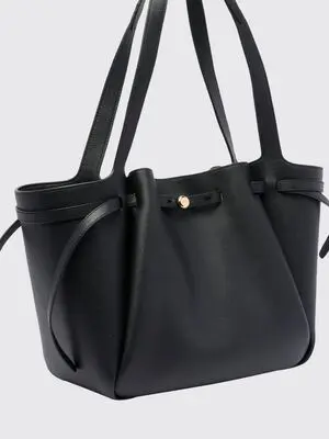 Tory Burch Romy Grained Leather Shoulder Bag - Black