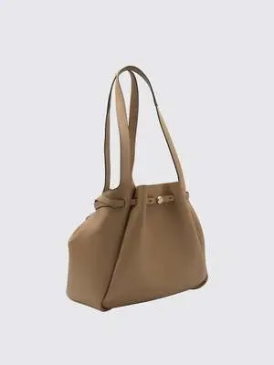 Tory Burch Romy Grained Leather Shoulder Bag - Brown
