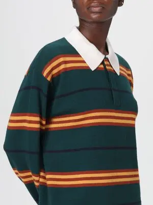 Guest In Residence Striped Polo Shirt