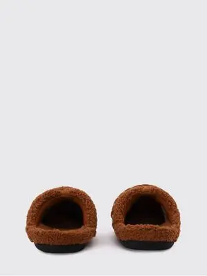 Moon Boot Teddy Shearling Slippers - Camel