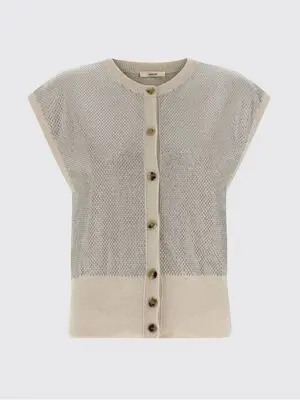 HAIKURE Sleeveless Knit Button-up