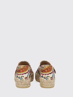 Etro Paisley Print Cotton Espadrilles - Multicolor