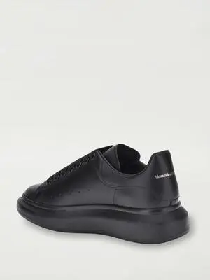 Alexander McQueen Oversize Sneakers In Smooth Calf Leather With Chunky Sole