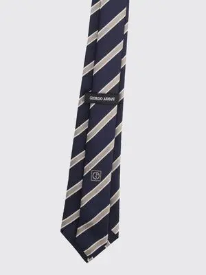 Giorgio Armani Jacquard Striped Silk Tie