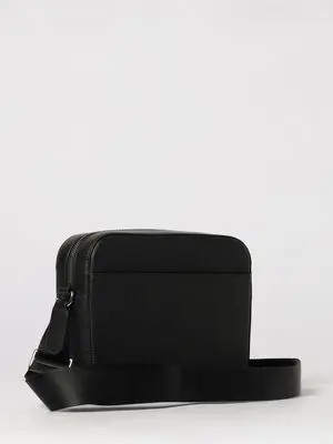 Michael Kors Grained Leather Bag With Embossed Mk Monogram