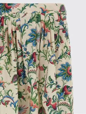 Etro Long Skirt In Cotton With Paisley Print