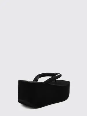 Alexander Wang Jenna Platform Thong Sandals In Mesh