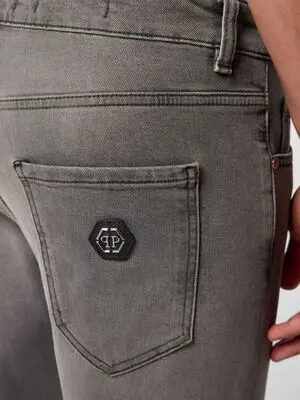 Philipp Plein Washed Denim Jeans