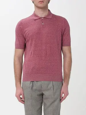 Brunello Cucinelli Knitted Polo Shirt - Pink