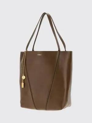 Chloé Tote Bag With Gold Tone Hardware - Camel