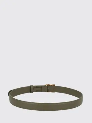 Dolce & Gabbana Leather Belt With Dg Monogram Buckle