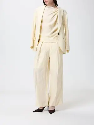 TELA Linen Blend Single-breasted Blazer
