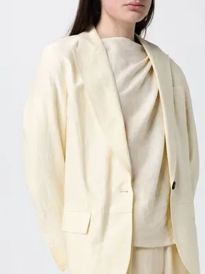 TELA Linen Blend Single-breasted Blazer