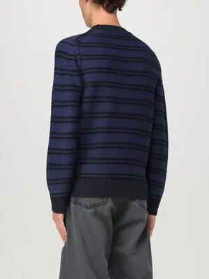 BOSS Ribbed Knit Jumper - Blue