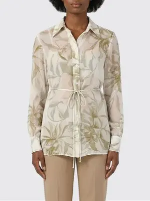 SEMICOUTURE Floral Print Viscose Shirt - Fa01