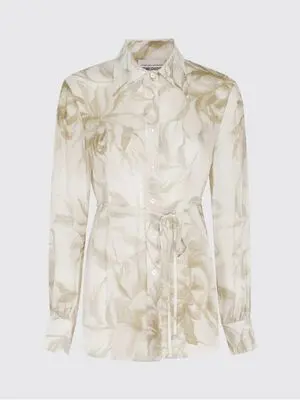 SEMICOUTURE Floral Print Viscose Shirt