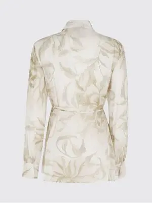 SEMICOUTURE Floral Print Viscose Shirt