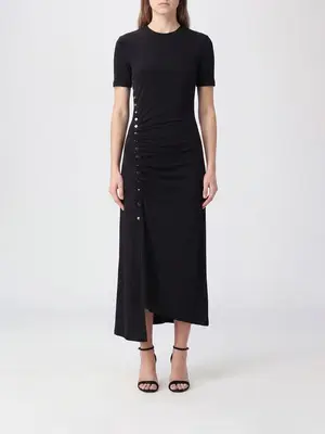 Rabanne Short Sleeve Maxi Dress - Black
