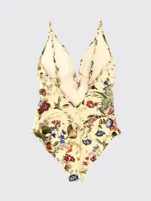 Zimmermann Floral Print Polyester One-piece Swimsuit