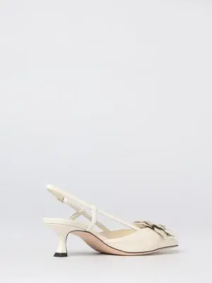 JIMMY CHOO Mimmi Nappa Slingback With Applied Flower