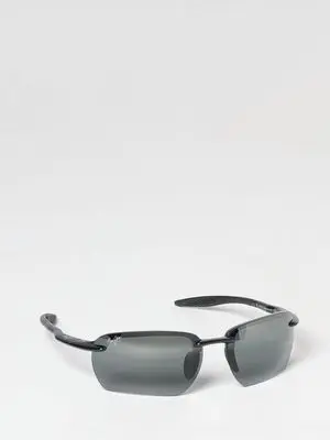 Maui Jim Ho'okipa Ultra Rectangular Aviator Metal Sunglasses With Uva/uvb Lenses - Grey