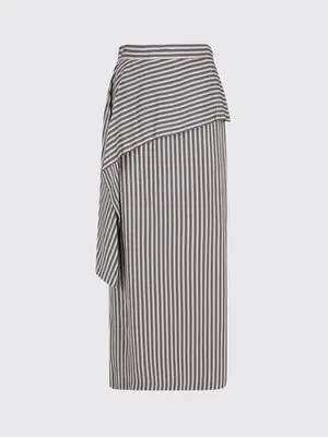 TELA Tilda Striped Viscose Skirt