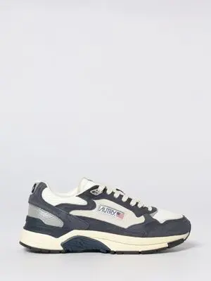 AUTRY Hyperway Bi Leather And Mesh Low-top Sneakers - Blue