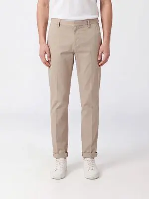 DONDUP Tailored Straight Leg Trousers - Beige