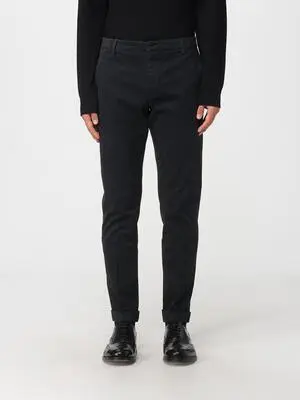 DONDUP Tailored Straight Leg Trousers - Black