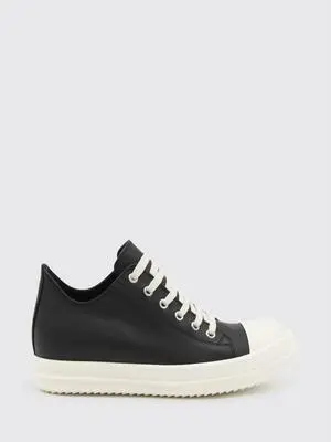 Rick Owens Leather Sneakers - Black