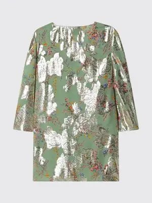 Valentino Garavani Floral-print Silk Blouse With Draped Neckline