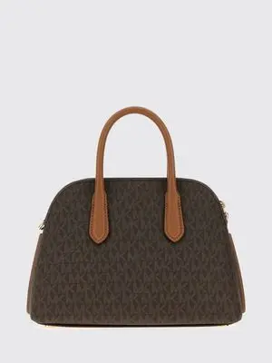 Michael Kors Freddie Monogram Canvas Handbag With Logo Charm
