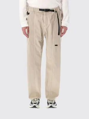 Gramicci Cotton Trousers With Drawstring Waist And Straight Hem - Sand