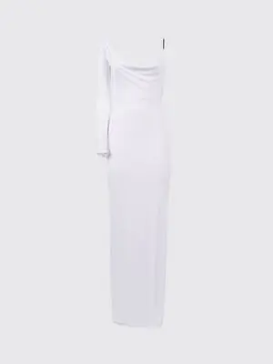 Elisabetta Franchi Jersey One Shoulder Dress - White