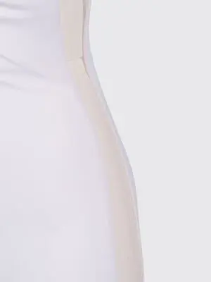 Elisabetta Franchi Jersey One Shoulder Dress - White