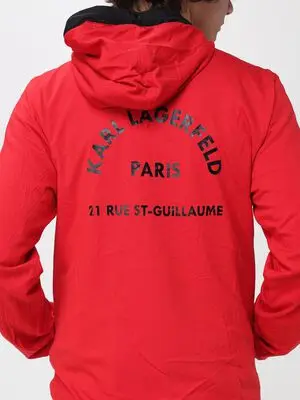 Karl Lagerfeld Hooded Windbreaker Jacket