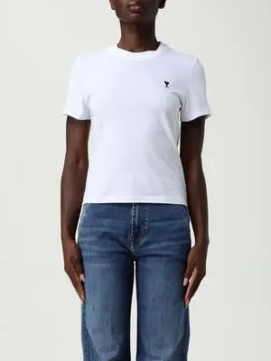 AMI Paris Logo T-shirt - White