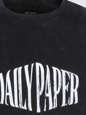 DAILY PAPER Cotton Crew Neck Pullover With Logo