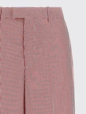 ARMARIUM Wide-leg Pants In Striped Cotton