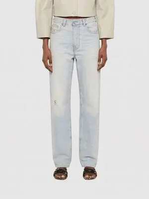 DIESEL® D-ark Straight Cotton Denim Jeans