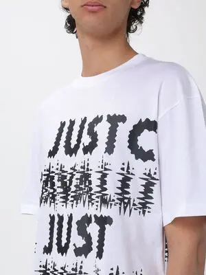 Just Cavalli Cotton T-shirt With Logo